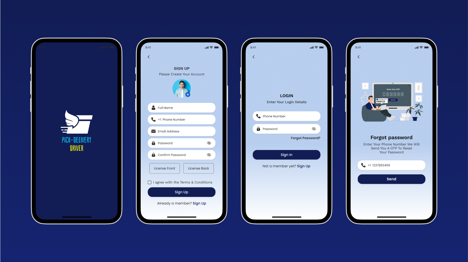 Delivery App | Best | Courier | Tracking | Package | Driver | React Native by freebizoffer